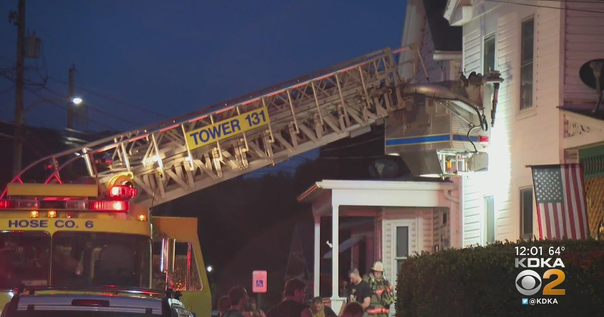 Teen hospitalized after morning house fire in Kittanning - CBS Pittsburgh
