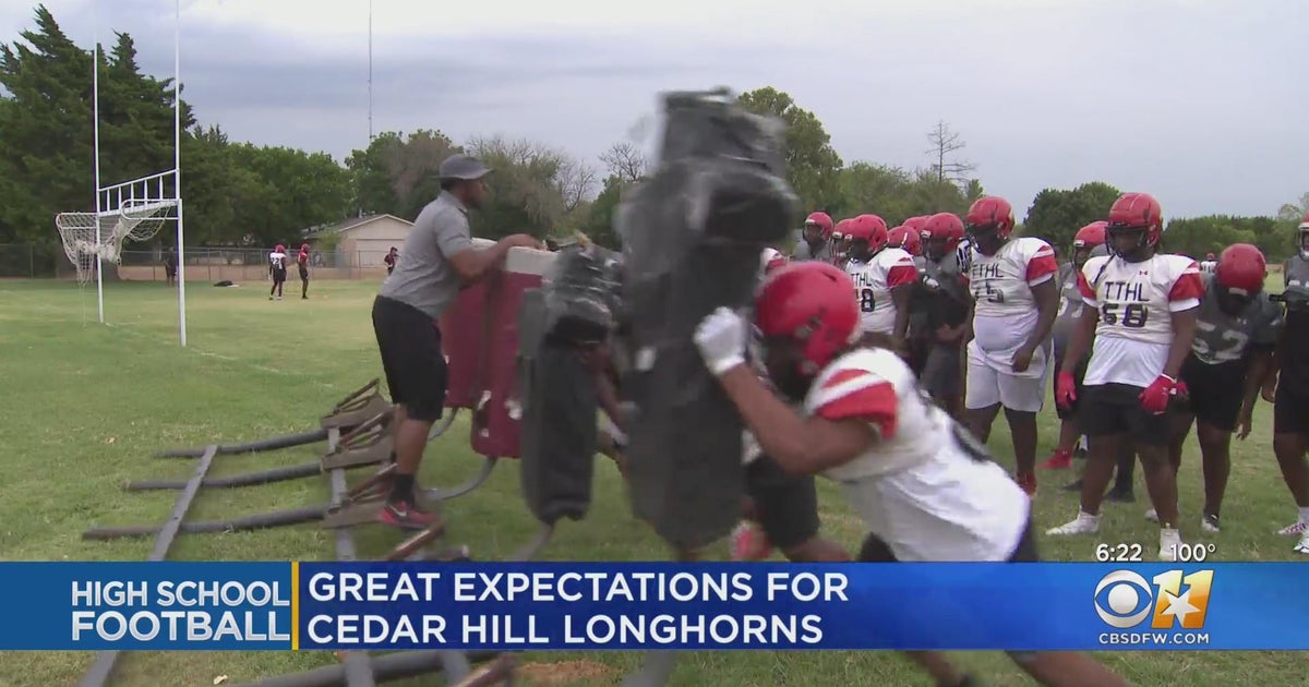 Cedar Hill football team says they're ready for the season - CBS Texas