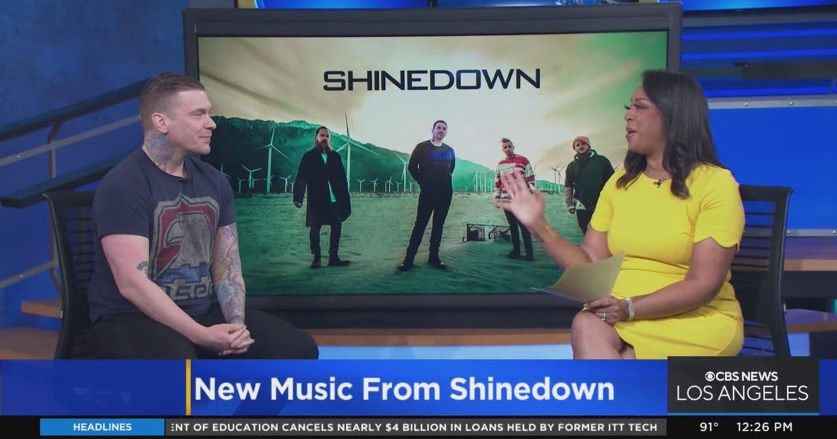 Shinedown lead singer Brent Smith talks new music, VMA nomination - CBS ...