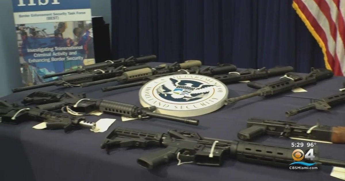 U.S. officials warn of rise in weapons smuggled to Haiti - CBS Miami