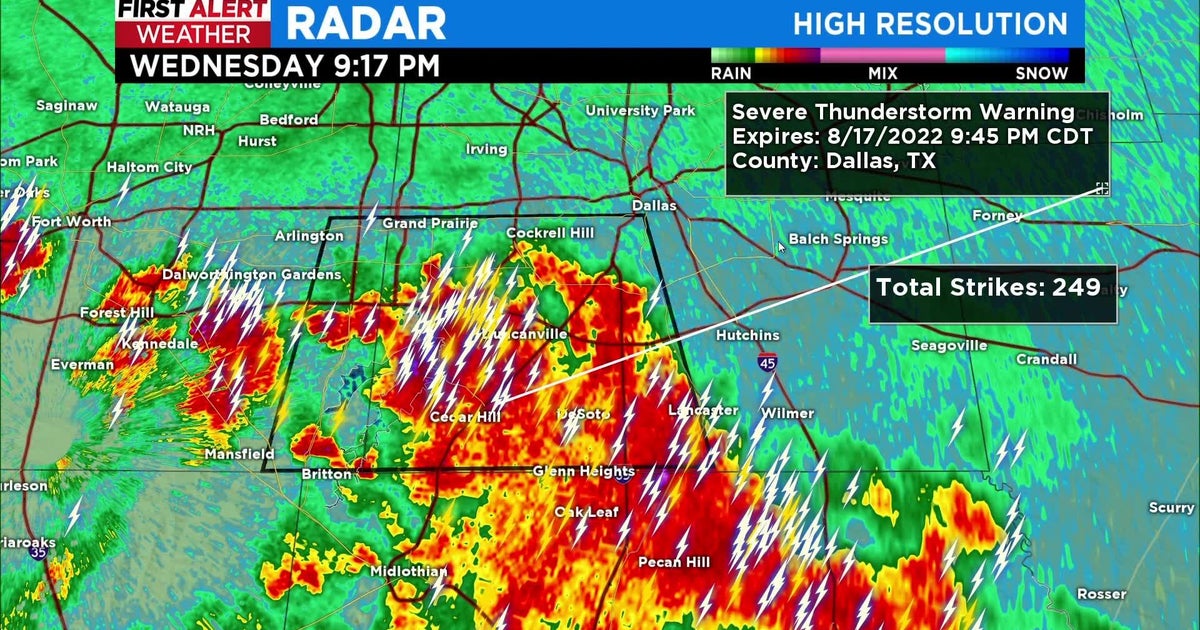 9:25PM First Alert Weather Update - CBS Texas