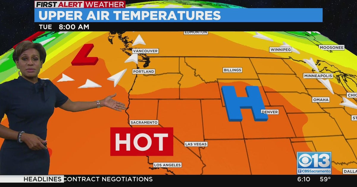 Monday morning weather forecast - Aug. 22, 2022 - CBS Sacramento