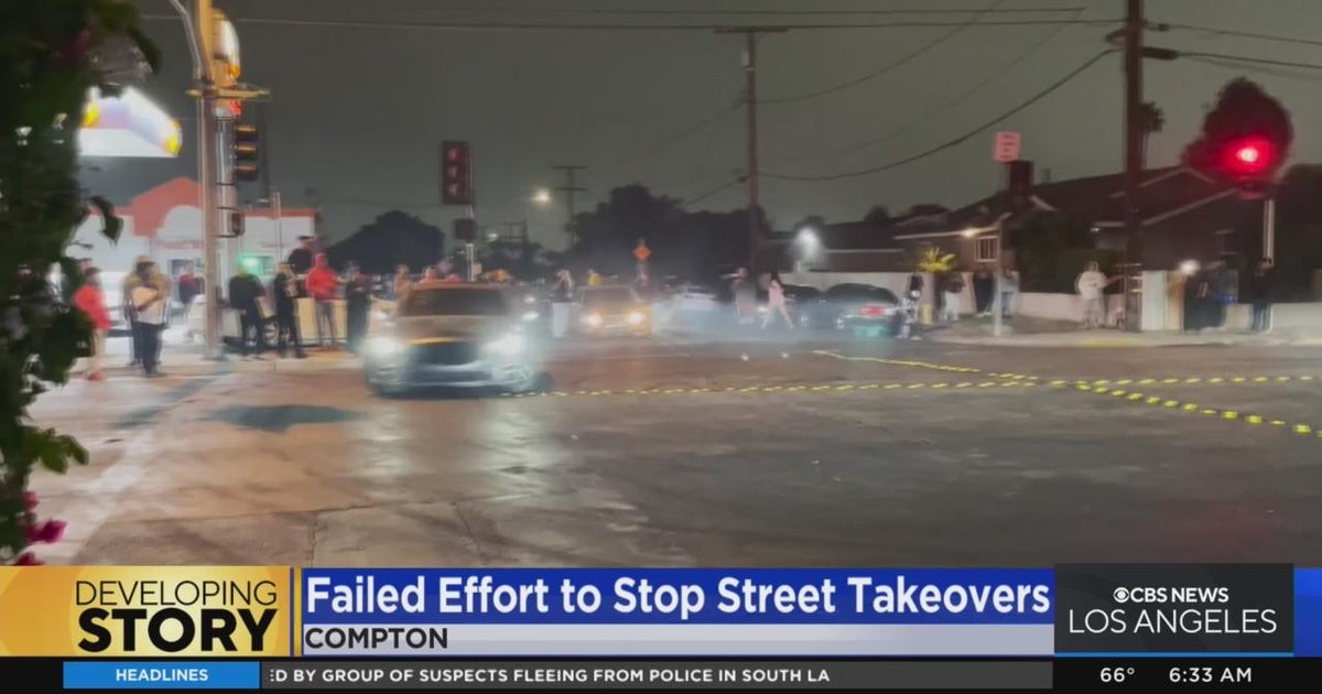 Newly-installed botts' dots fail to stop street takeovers in Compton ...