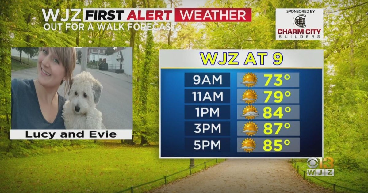 Meteorologist Tim Williams has your Tuesday morning weather - CBS Baltimore