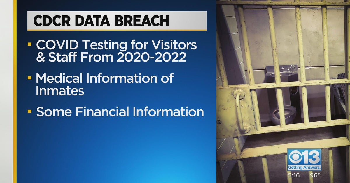 CDCR data breach leads to some private information being taken - CBS ...