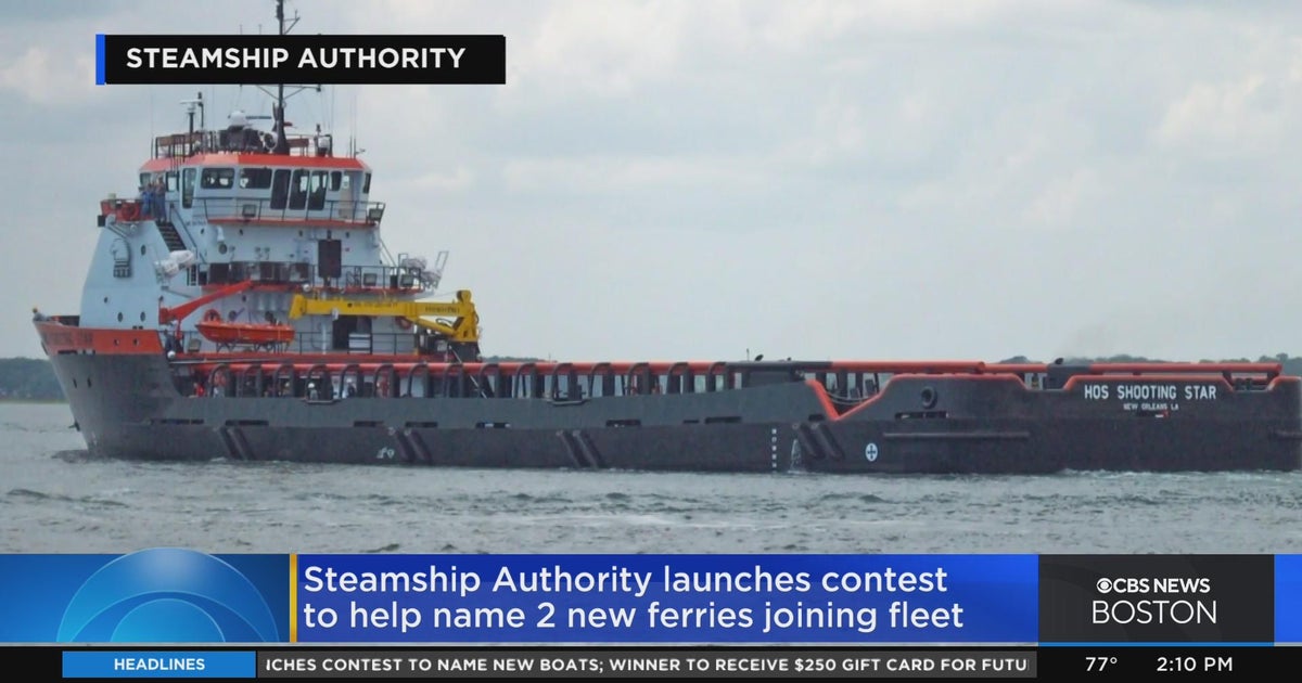 Steamship Authority launches contest to name new boats - CBS Boston