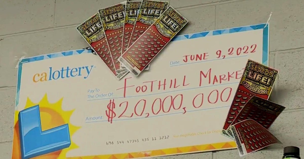 Lottery ticket sold in Auburn sets new state record - CBS Sacramento