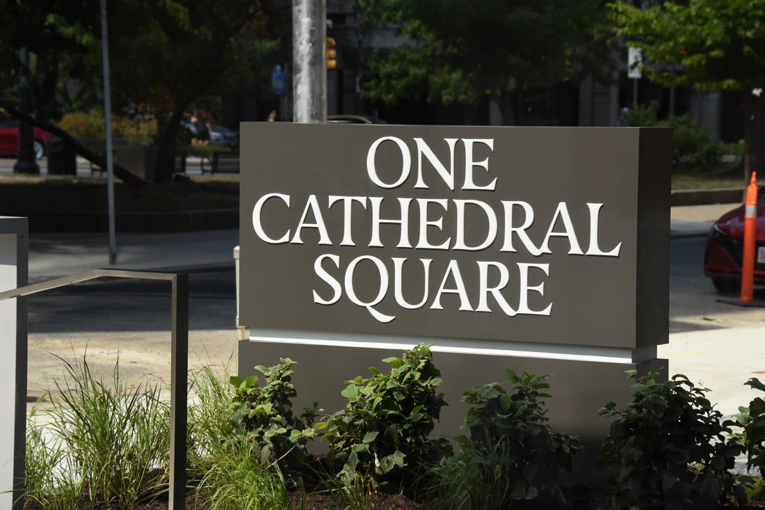 One Cathedral Square ribbon cutting