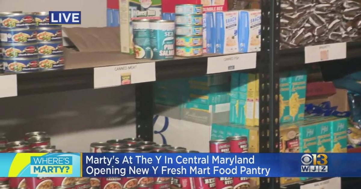 Where's Marty? At the Y Fresh Mart Food Pantry - CBS Baltimore