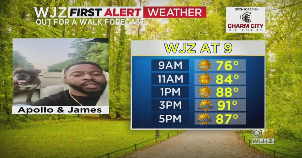 Meteorologist Tim Williams has your Friday morning forecast - CBS Baltimore