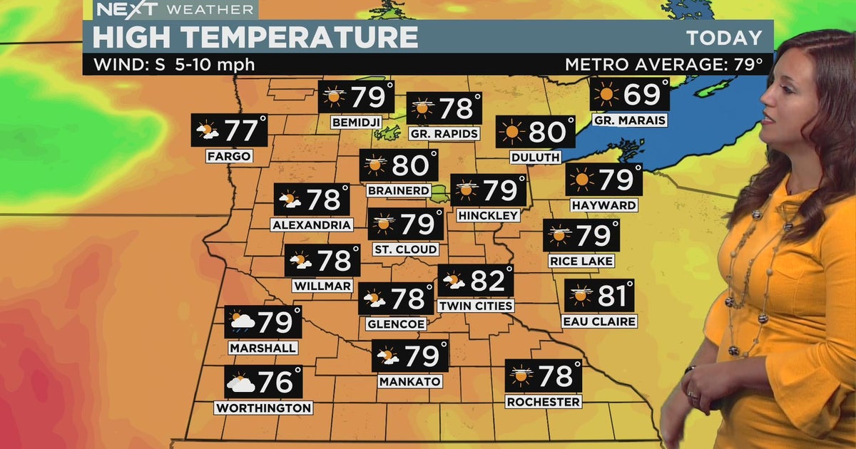 NEXT Weather: 9 a.m. weather report - CBS Minnesota
