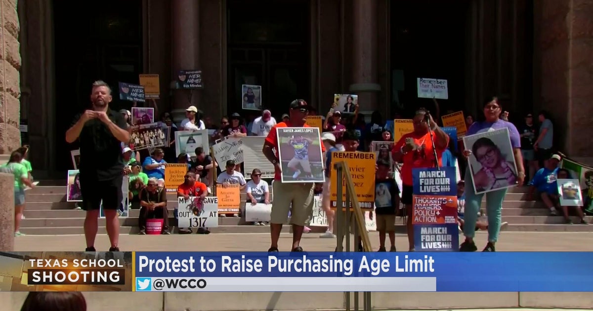 Families of Uvalde victims protest at Texas capital - CBS Minnesota