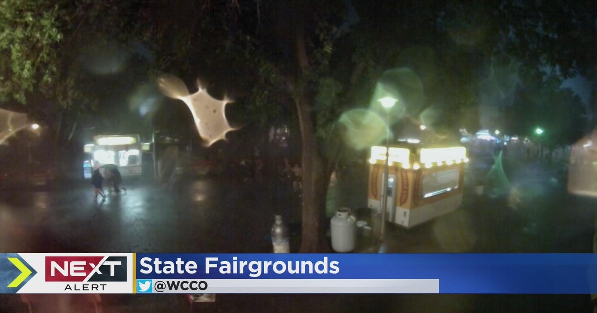 Storms flood streets in fairgrounds, down trees across metro - CBS ...