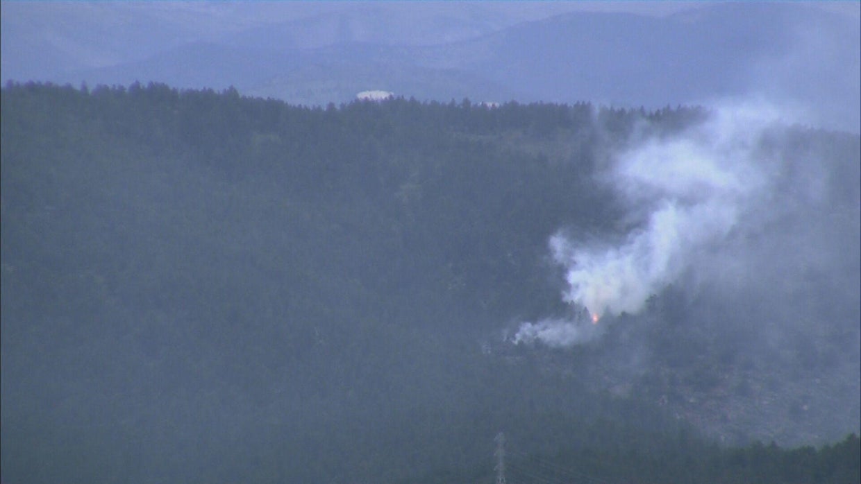 Multiple crews working to extinguish 1-acre wildfire in Evergreen - CBS ... Multiple crews working to extinguish 1-acre wildfire in Evergreen - CBS ...