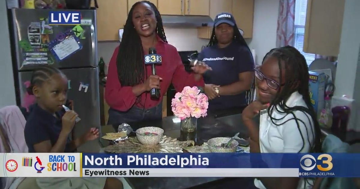 It's back-to-school for Philadelphia students - CBS Philadelphia
