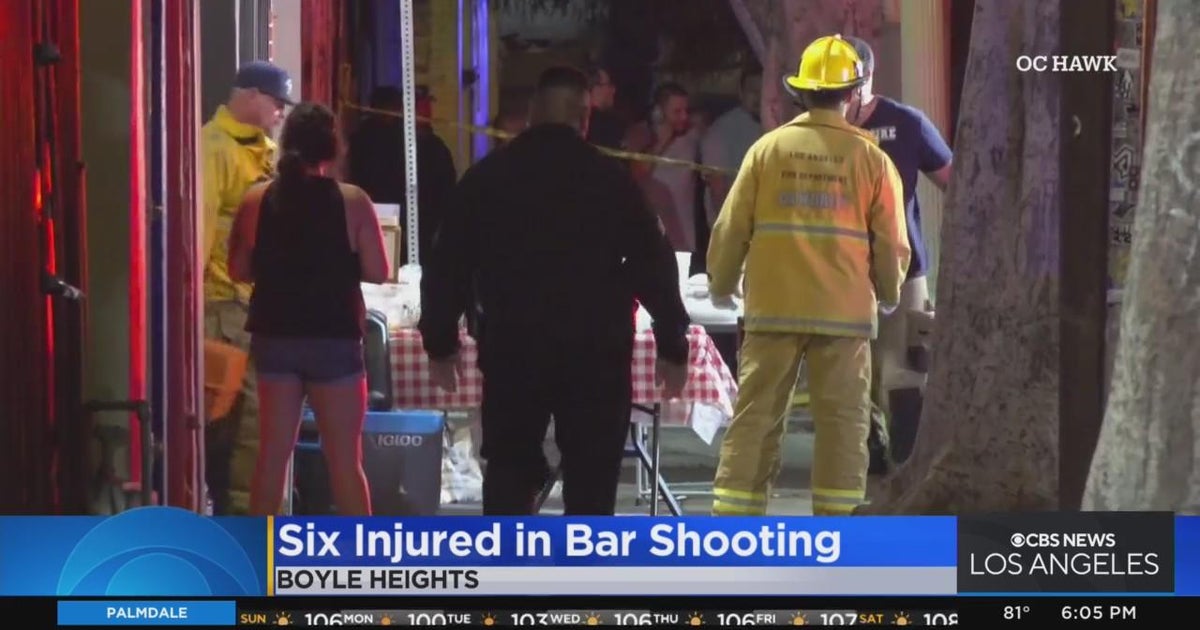 Man opens fire inside Boyle Heights bar, wounding 6 people - CBS Los ...