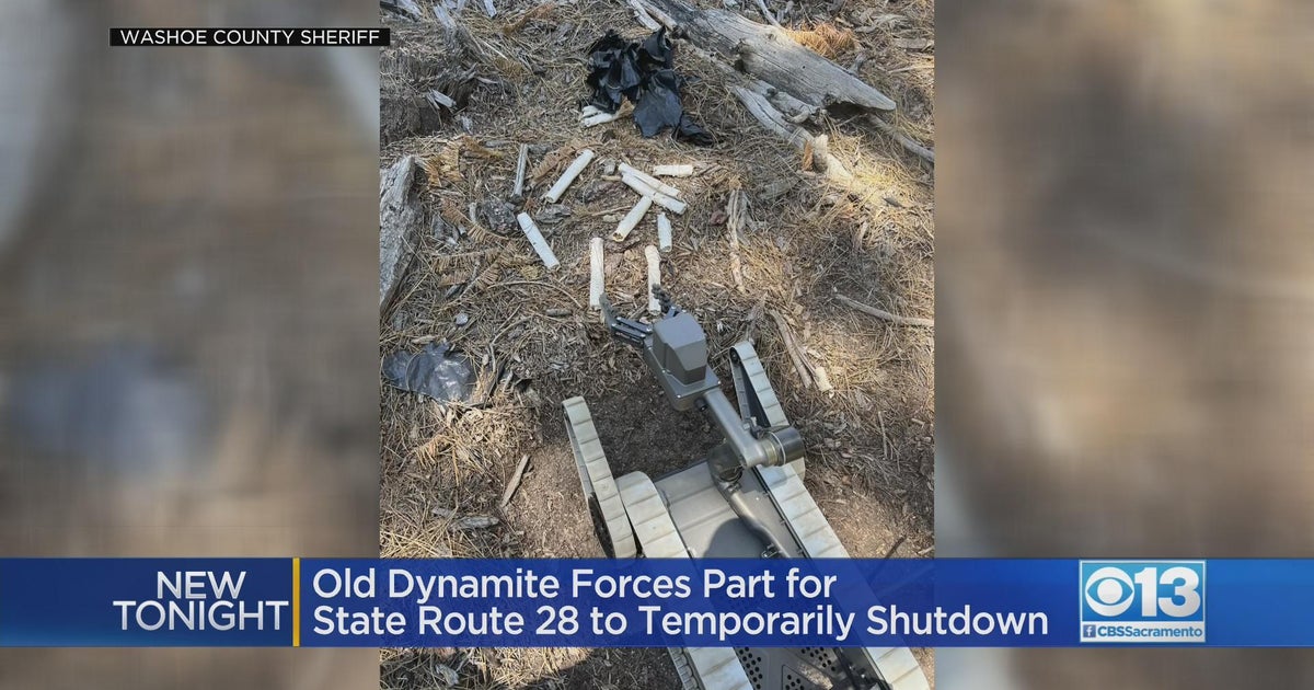 Bomb squad detonates old dynamite found near Tahoe-area highway - CBS ...