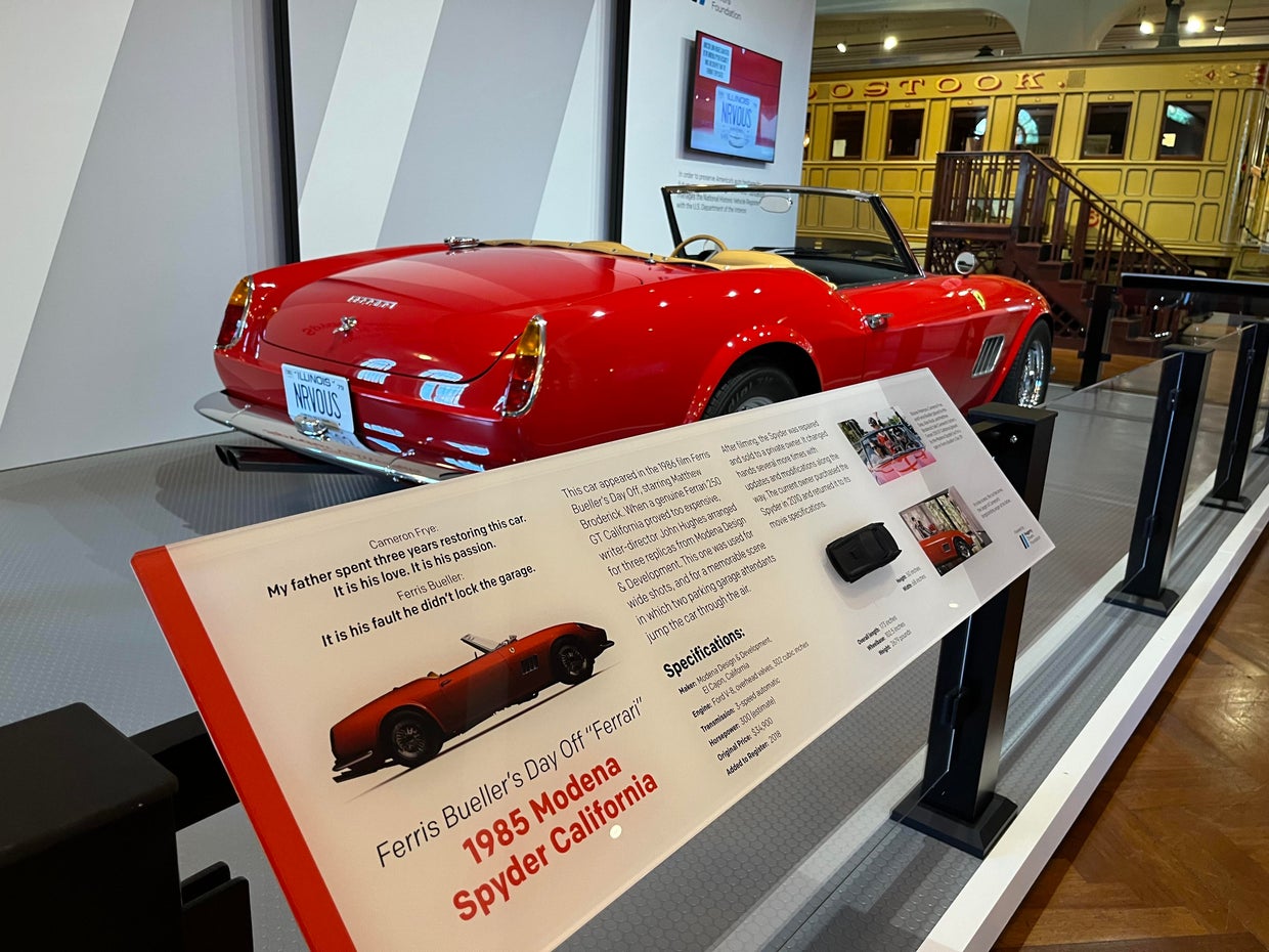 Henry Ford Museum featuring Ferris Bueller's Day Off Ferrari - CBS Detroit