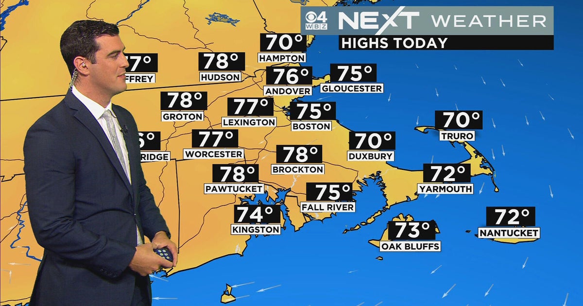 Next Weather: WBZ morning forecast for September 2 - CBS Boston