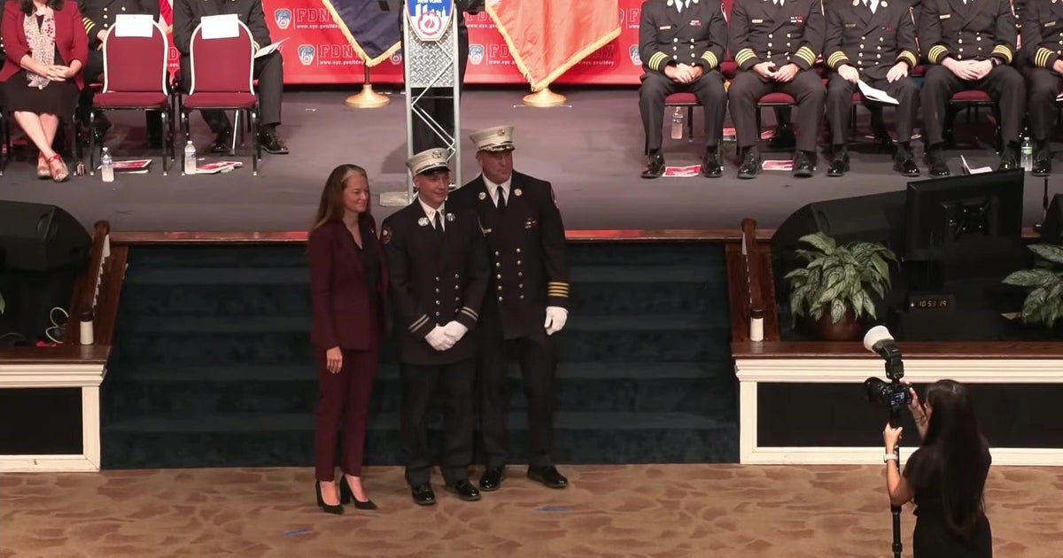 Dozens of FDNY officers promoted at special ceremony - CBS New York