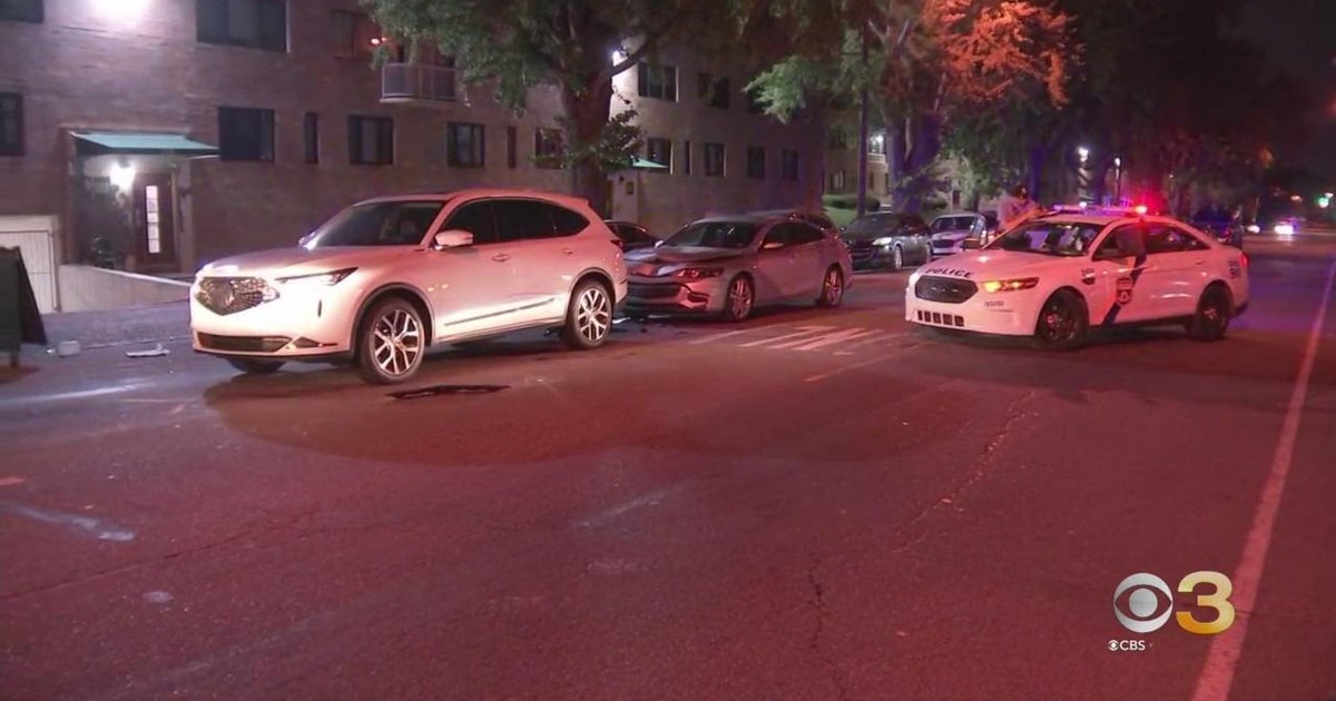 Crash leads to double shooting in Juniata Park Section - CBS Philadelphia