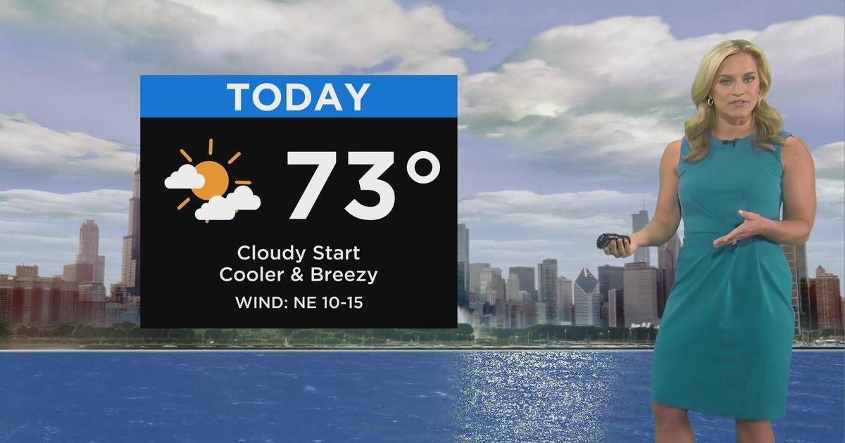 Chicago First Alert Weather: Cloudy with cooler temps - CBS Chicago