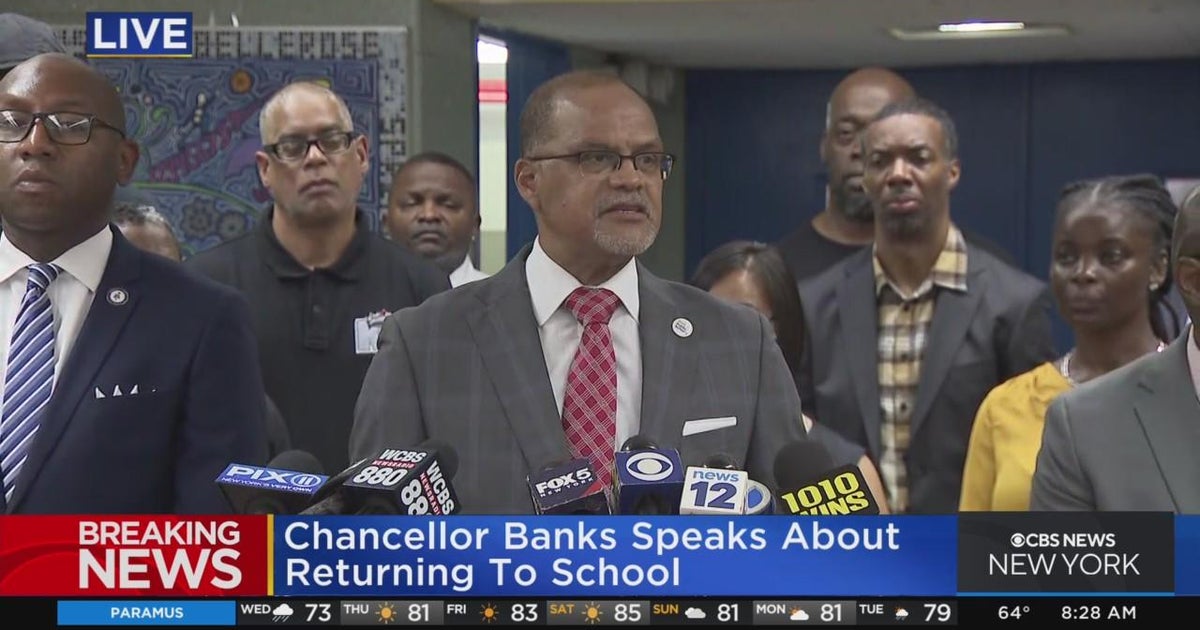 NYC Schools Chancellor shares school safety update - CBS New York