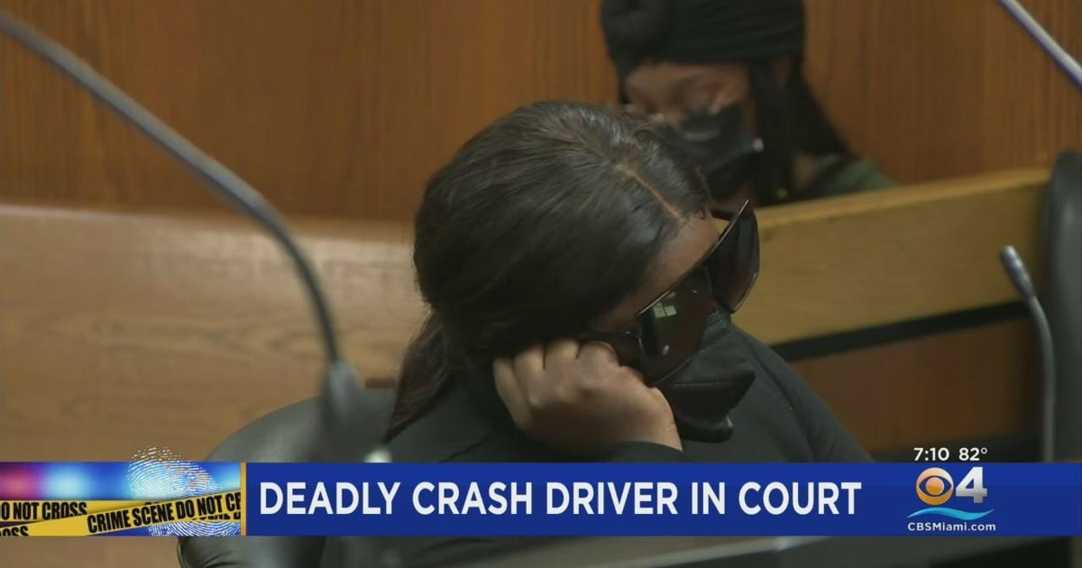 Deadly crash driver in court - CBS Miami