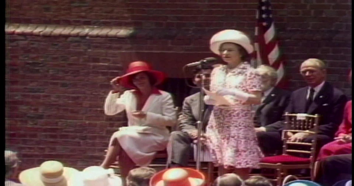 WBZ Archives: Queen Elizabeth II speaks in Boston, 1976 - CBS Boston