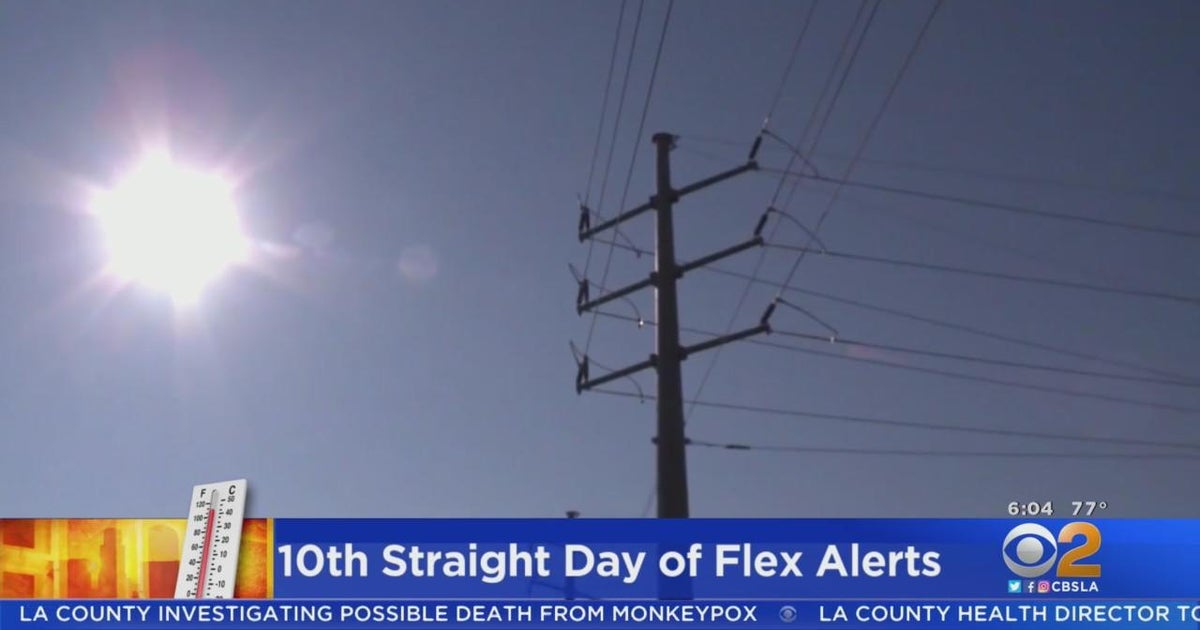 Flex Alert issued for a 10th straight day - CBS Los Angeles