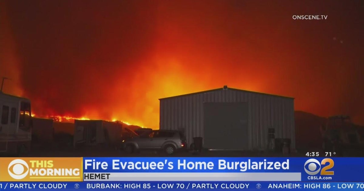 Burglars disguised as firefighters ransack Hemet home - CBS Los Angeles