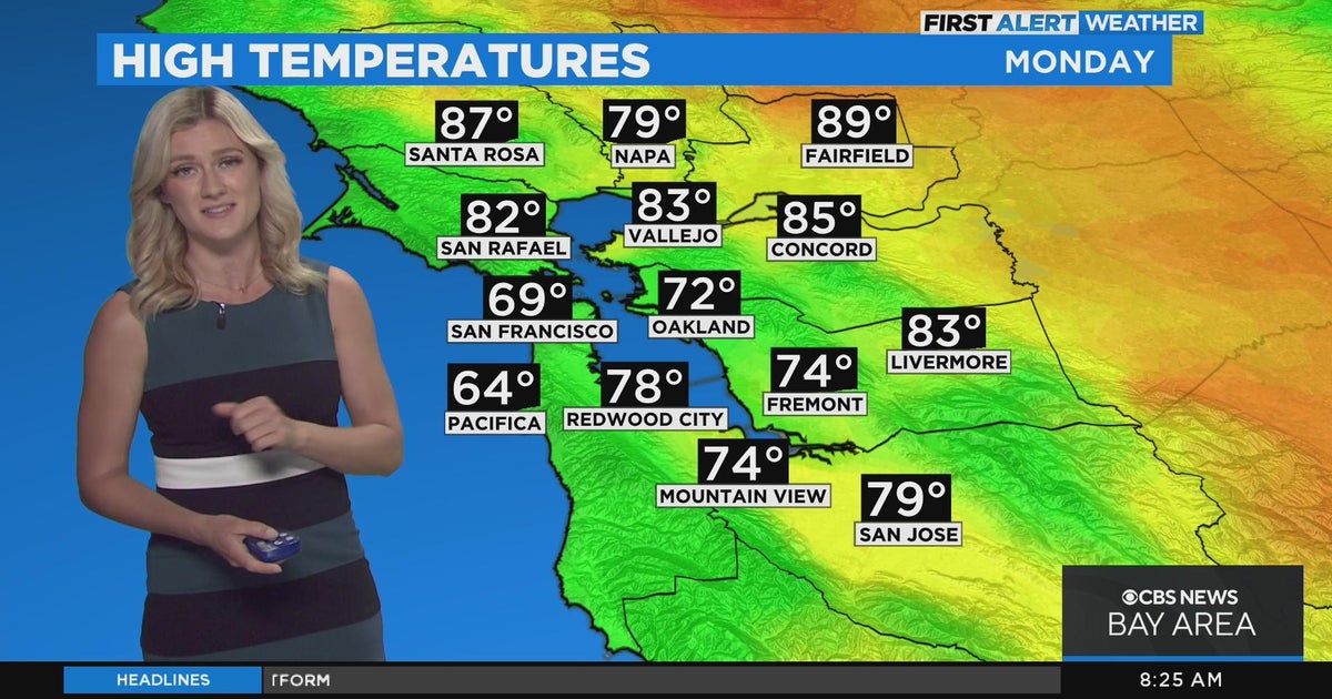 First Alert Weather Monday Morning Forecast - CBS San Francisco