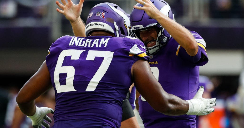 Vikings make top 10 in ESPN's updated power rankings (but Packers still ranked higher) - CBS ...
