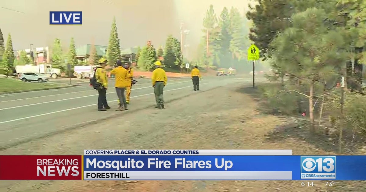 Mosquito Fire 6 p.m. update - Crews stop fire from reaching Foresthill ...