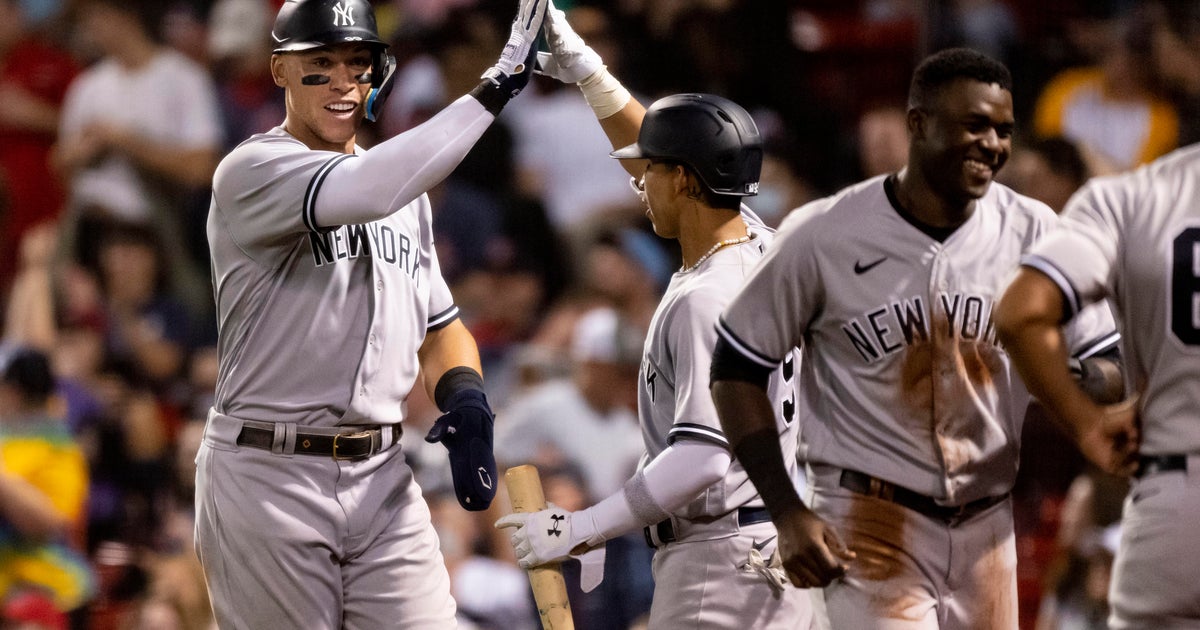 Judge homers twice to reach 57, Yanks beat Sox in 10 - CBS New York