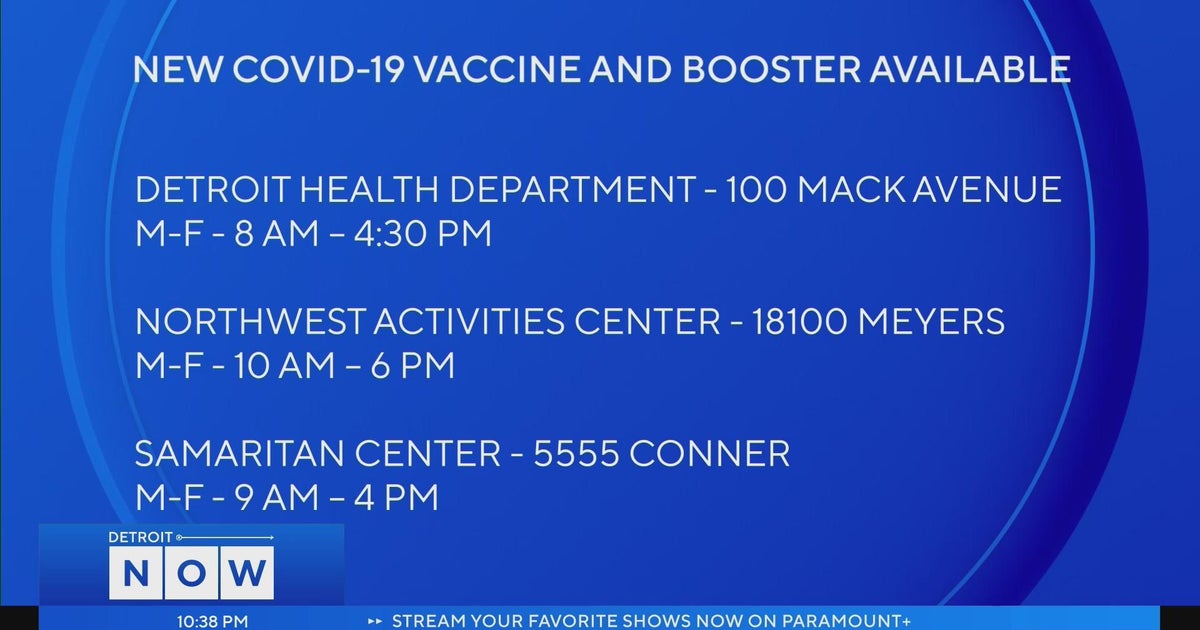 Detroit Health Department providing Novavax COVID-19 vaccine, bivalent ...