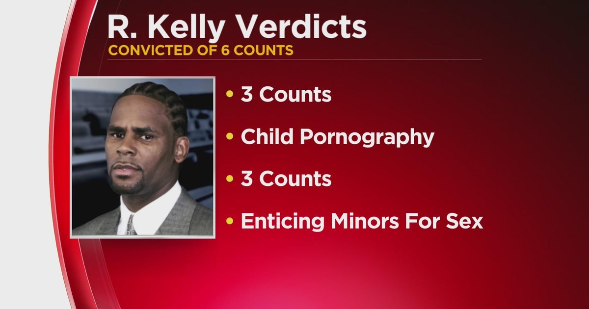 R. Kelly convicted on six of 13 counts in Chicago trial - CBS Chicago