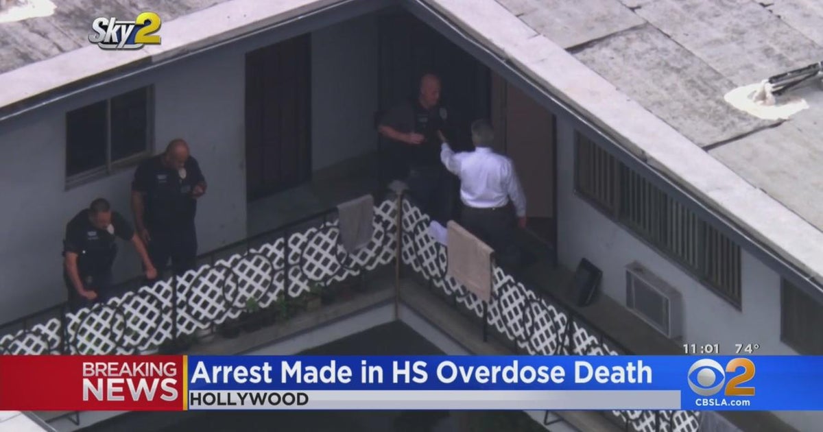 Suspect arrested in overdose death of teenage girl in Hollywood - CBS ...