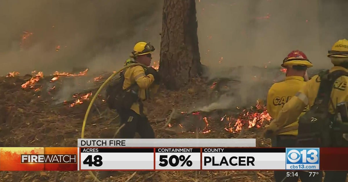 California Wildfires: Dutch Fire up to 50% contained, 48 acres burned ...