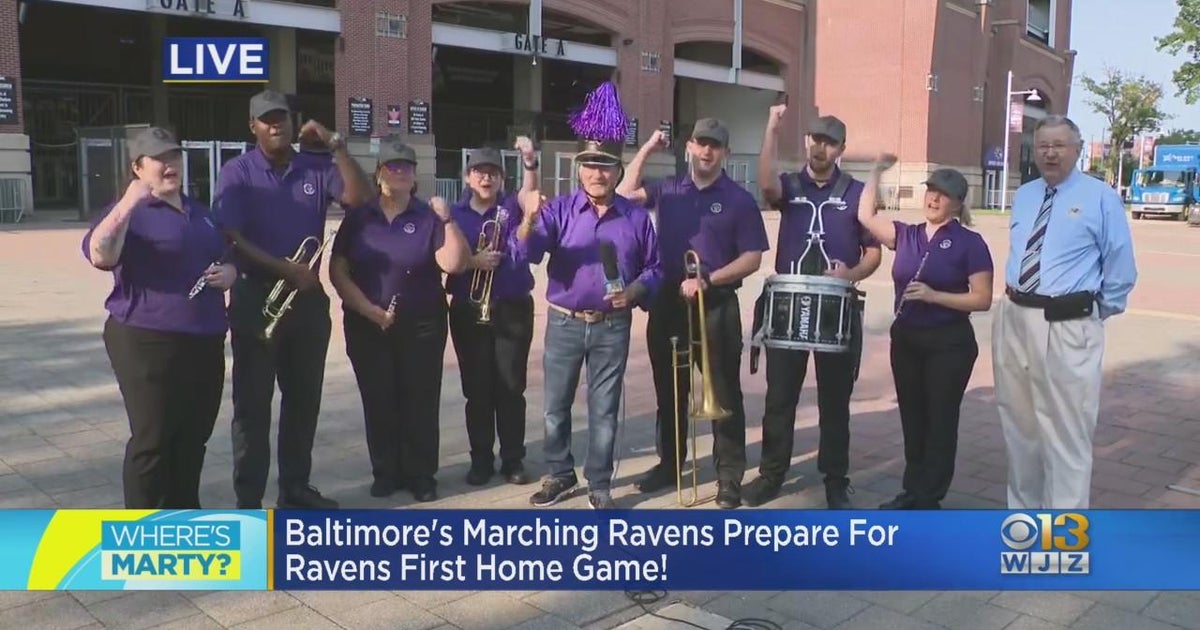 Where's Marty? With Baltimore's Marching Ravens preparing for Sunday's ...