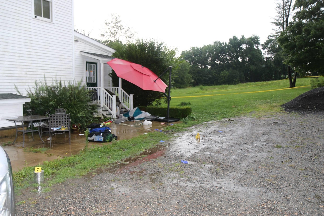 Evidence photos in the shooting of Lauren Kanarek