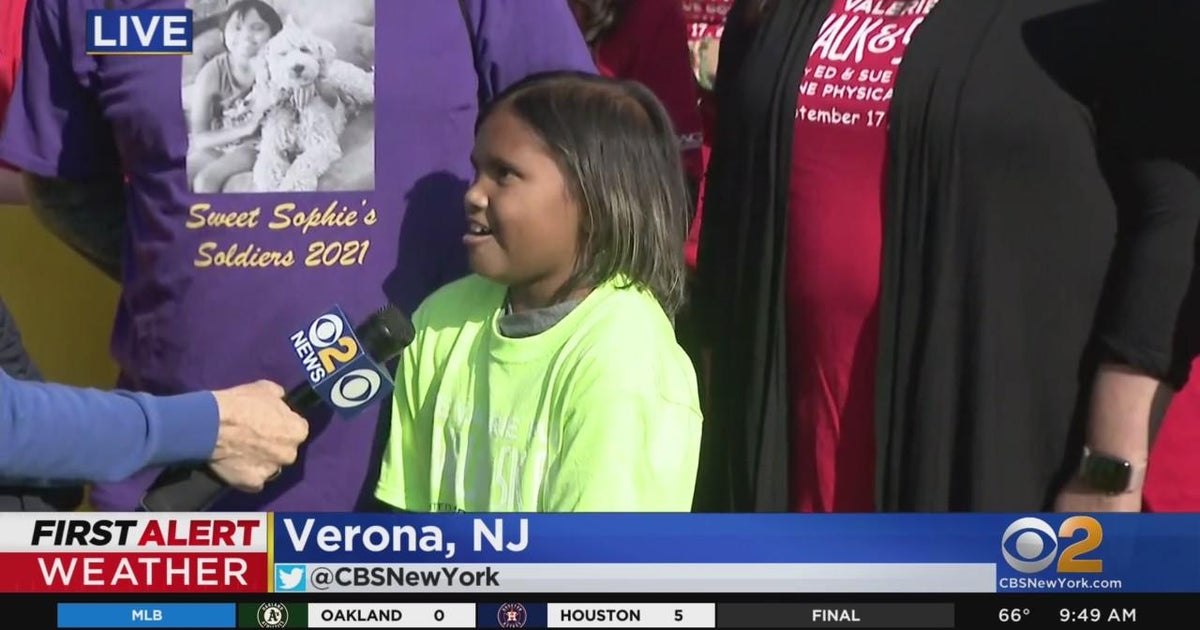 The Valerie Fund Walk & 5k Run: Sweet Sophie's Soldiers - CBS New York
