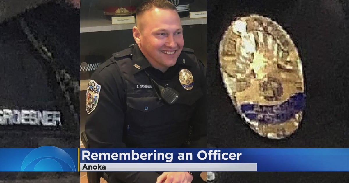 Beloved Anoka officer Eric Groebner remembered - CBS Minnesota