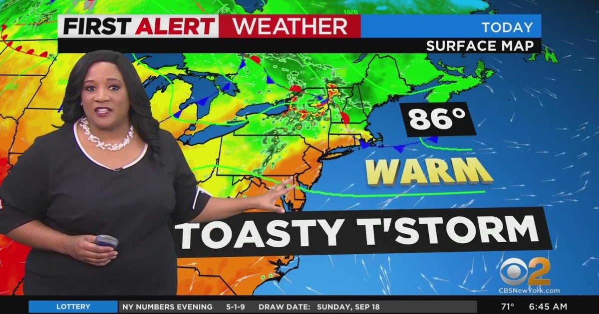 First Alert Weather: CBS2's 9/19 Monday 7 a.m. update - CBS New York