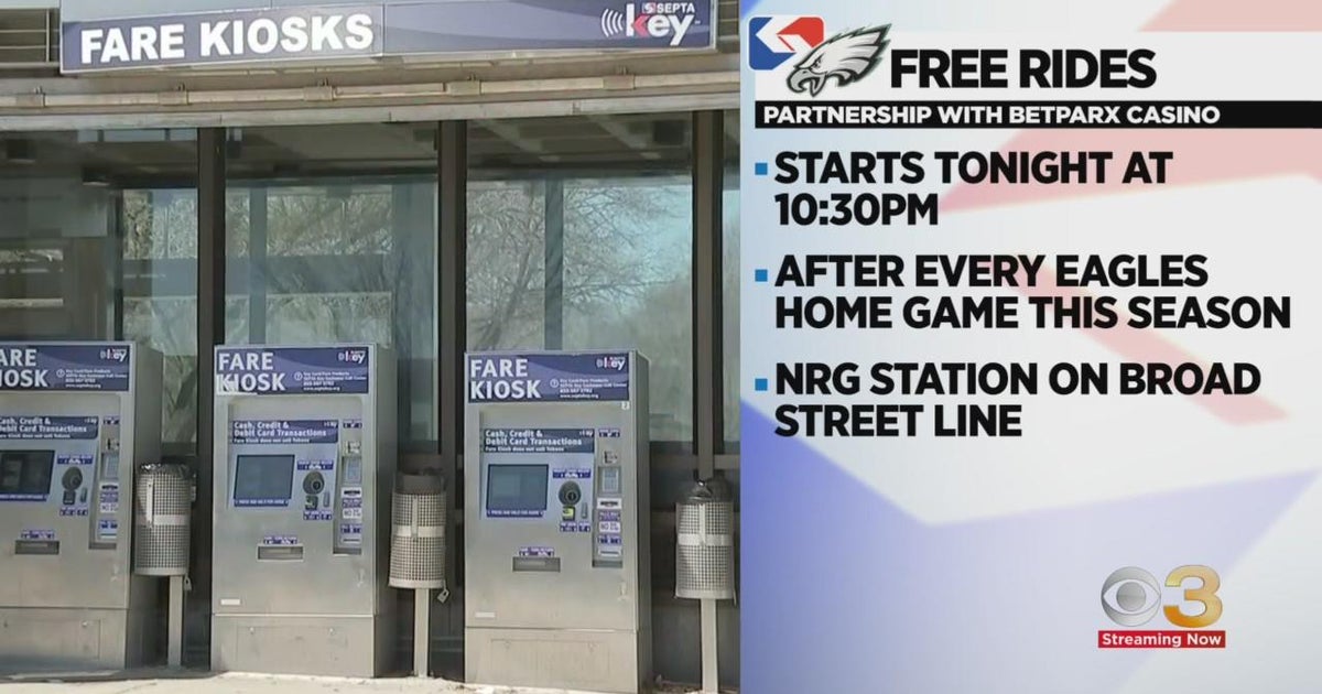 Get a free ride after every Eagles home game this season - CBS Philadelphia