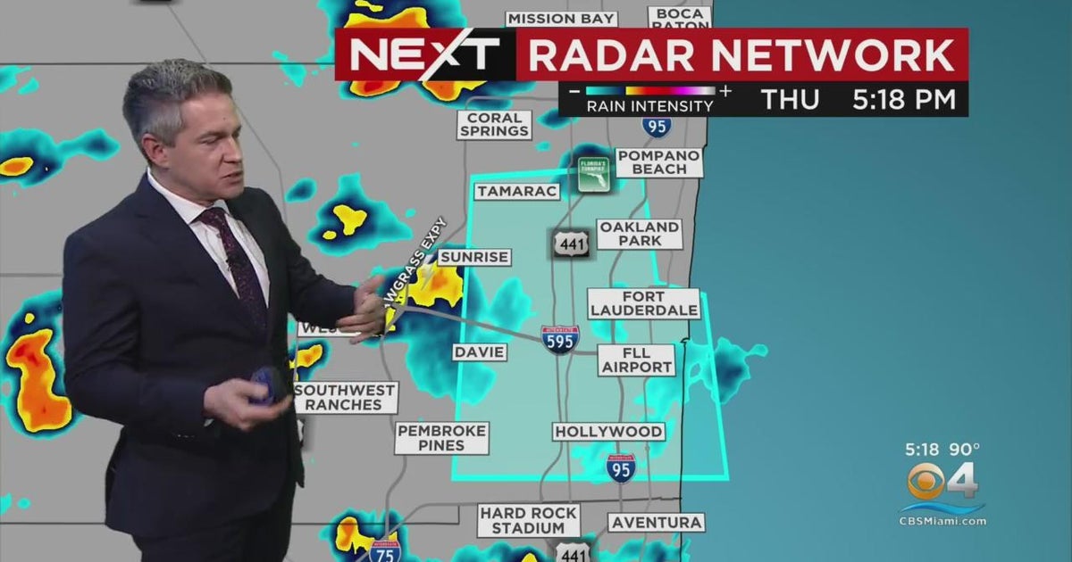 NEXT Weather forecast for Thursday 9/22/22 5PM - CBS Miami