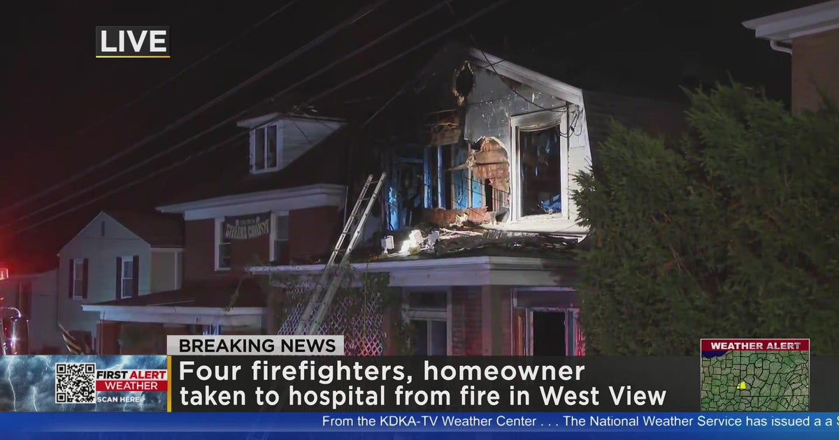 4 firefighters, homeowner taken to hospital after fire in West View ...