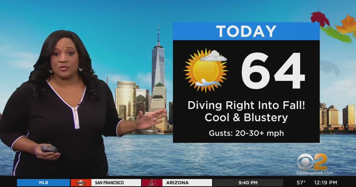 First Alert Weather: Fall brings falling temps - CBS New York
