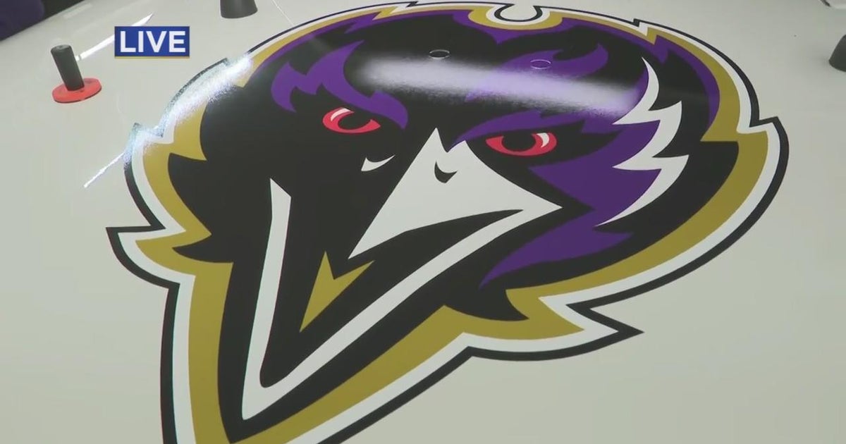 Where's Marty? Wrapping a ride with Ravens pride - CBS Baltimore