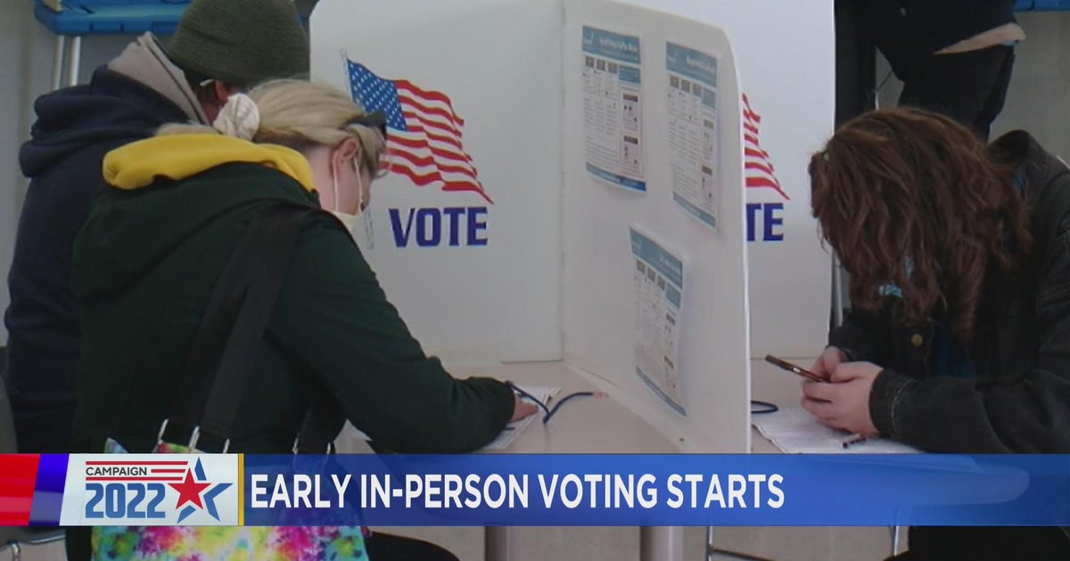 Early in-person voting begins in Minnesota - CBS Minnesota